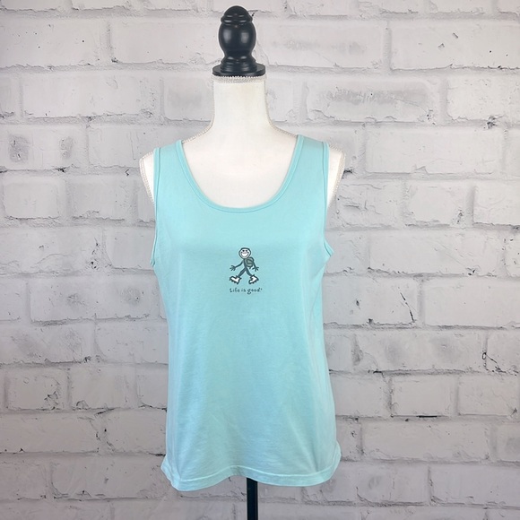 Life Is Good | Tops | Life Is Good 0 Cotton Sleeveless Tank Top Light ...